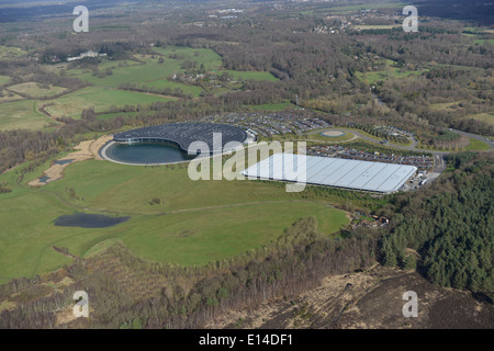 An aerial view of the Mclaren Technical Centre near Woking UK Stock ...