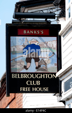The Belbroughton village sign Stock Photo - Alamy