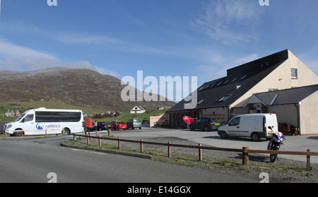 Leverburgh village shop Isle of Harris Scotland May 2014 Stock Photo ...