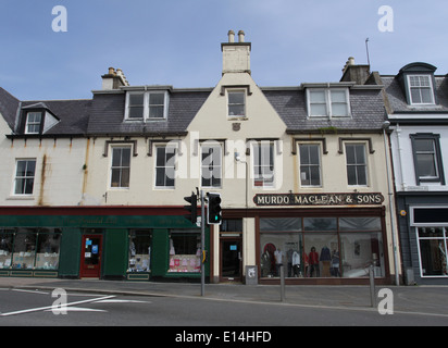Stornoway street scene Isle of Lewis Scotland May 2014 Stock Photo - Alamy