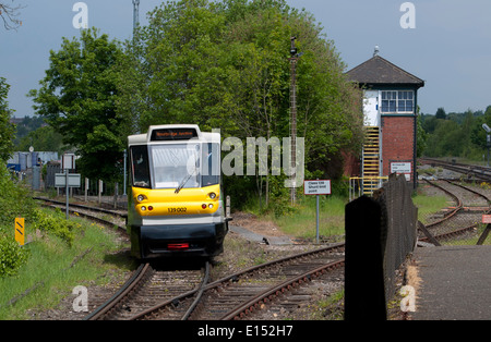 Stourbridge Shuttle train at Stourbridge Junction station, West ...