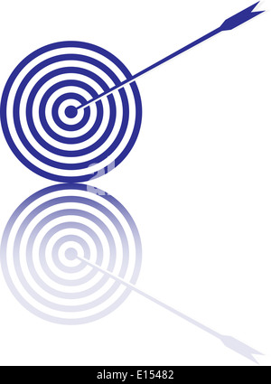 Abstract arrow symbol design symbolizing successfully accomplishing ...