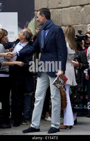 Toledo, Spain. 22nd May, 2014. Prince Felipe of Spain and Princess ...