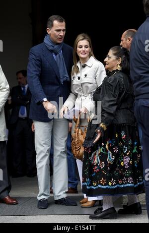Toledo, Spain. 22nd May, 2014. Prince Felipe of Spain and Princess ...