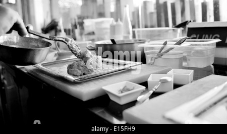 Chief getting ready for service Stock Photo - Alamy