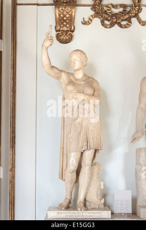 Rome. Italy. Statue of Wounded Amazon, from a Greek original by Phidias ...