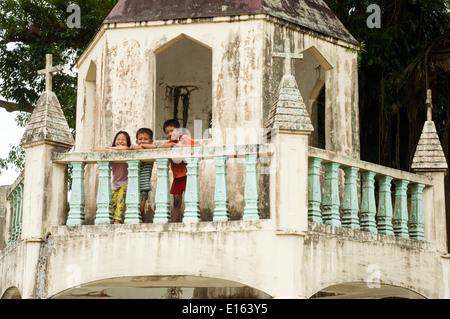 Banza church ruins, Butuan, Philippines Stock Photo - Alamy