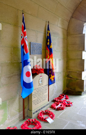 dambusters memorial derwent dam derbyshire england uk Stock Photo - Alamy