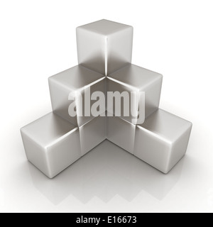 Metall block diagram Stock Photo - Alamy