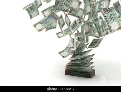 Flying Indian Rupee (isolated with clipping path Stock Photo - Alamy