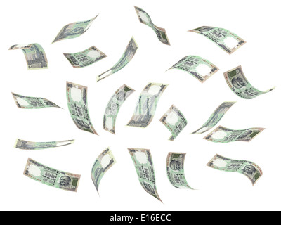 Flying Indian Rupee (isolated with clipping path Stock Photo - Alamy