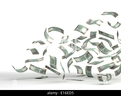 Flying Indian Rupee (isolated with clipping path Stock Photo - Alamy