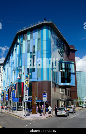 Cardiff Central Library, Hayes Place, Cardiff, Wales, UK Stock Photo ...
