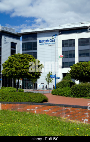British Gas office, Callaghan Square, Cardiff, Wales Stock Photo - Alamy