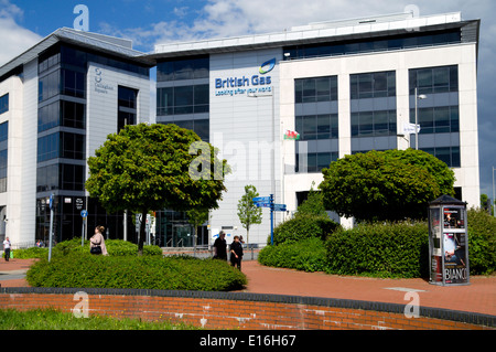British Gas office, Callaghan Square, Cardiff, Wales Stock Photo - Alamy