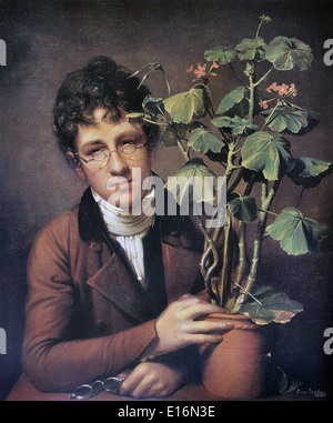 Rembrandt Peale Rubens Peale with a Geranium Stock Photo - Alamy