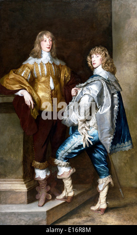Lord John Stuart and his Brother, Lord Bernard Stuart - by Anthony van ...