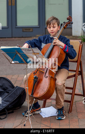 boy playing Cello Stock Photo - Alamy