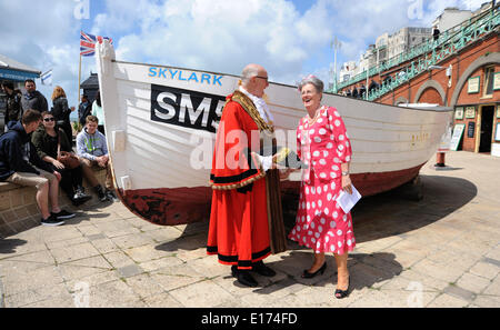 The Mayor and Mayoress of Brighton and Hove Councillor Brian Fitch and ...
