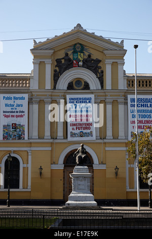 The University of Chile Casa Central headquarters in Santaigo Chile ...