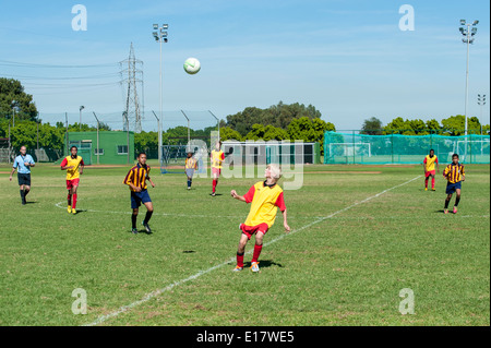 football flying through air Stock Photo - Alamy