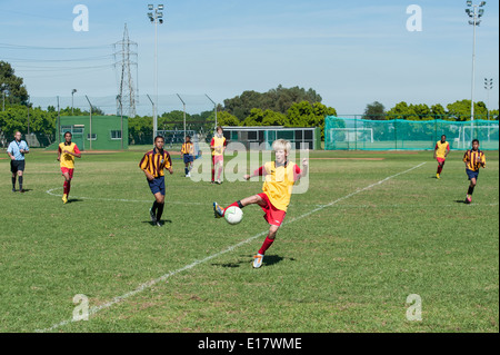 football flying through air Stock Photo - Alamy