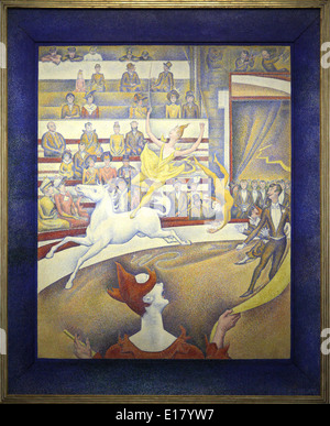Georges Seurat, The Circus, (Le Cirque), (unfinished), painting, 1891 ...