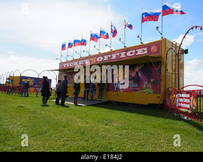 The Box office of the Moscow state circus Stock Photo - Alamy
