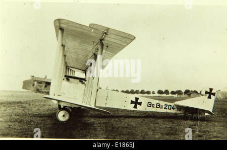 The Gotha G II was a German bomber used during World War I. It was a ...