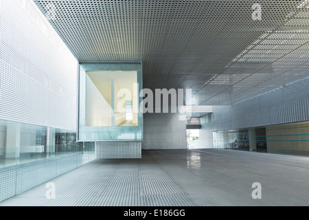 low angle view of modern office buildings. the whole skyline is main ...