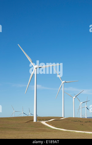 Wind farm. Green living Stock Photo - Alamy