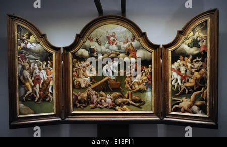 Renaissance. Triptych with the Triumph of Death and the Last Judgement ...