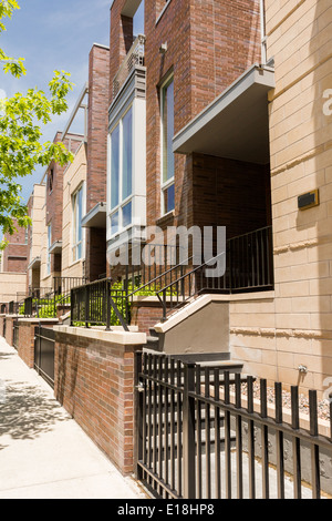 Contemporary townhomes in downtown Denver, Colorado Stock Photo - Alamy