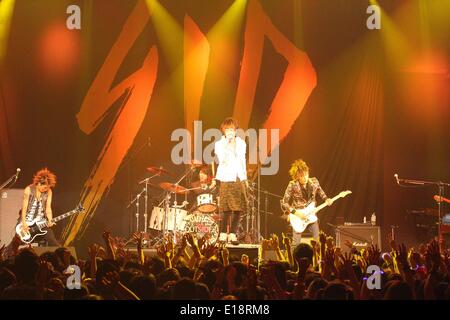 Taipei, China. 25th May, 2014. Japanese rock band SID hold concert in ...