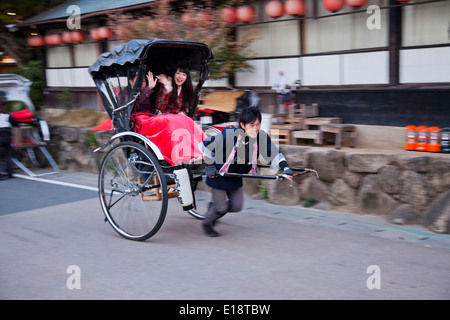 Rickshaw driver, Kyoto, Japan Stock Photo - Alamy