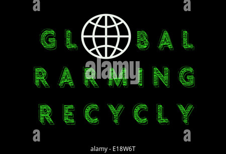 global warming message Stock Photo - Alamy