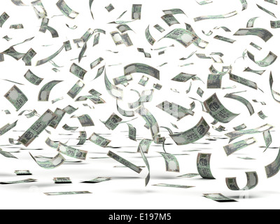 Flying Indian Rupee (isolated with clipping path Stock Photo - Alamy