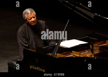 the South African jazz pianist Abdullah Ibrahim Stock Photo - Alamy