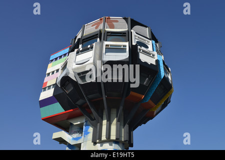 Bierpinsel, Schlossstrasse, Steglitz, Berlin, Deutschland Stock Photo ...
