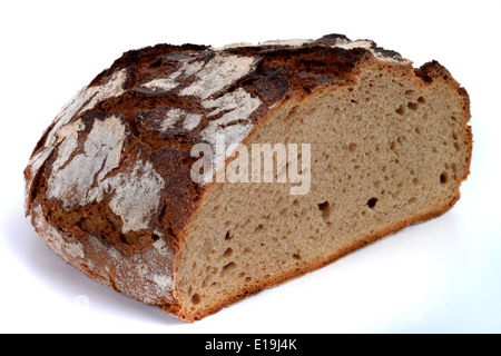 Half a loaf of Landbrot (rye bread Stock Photo - Alamy