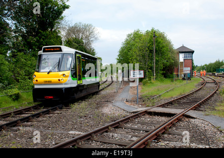 Stourbridge Shuttle train at Stourbridge Junction station, West ...