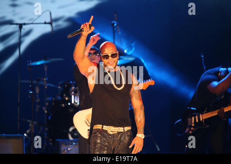 Rapper Flo Rida performs on 'Fox and Friends' TV show All-American ...