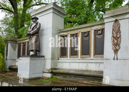 Colonel Alexander Leroy Hawkins memorial in Pittsburgh PA Stock Photo ...
