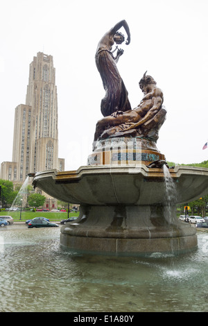 Mary Schenley Fountain - Pittsburgh Stock Photo - Alamy
