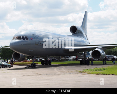 Lockheed TriStar, RAF tanker aircraft on the runway at Bruntingthorpe ...