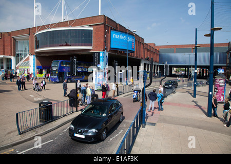 View of Great Yarmouth's Market Gates shopping centre Stock Photo - Alamy