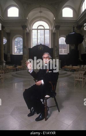 Revd Chad Varah rector of St Stephens Wallbrook City of London UK . He ...