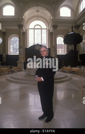 Revd Chad Varah rector of St Stephens Wallbrook City of London UK . He ...
