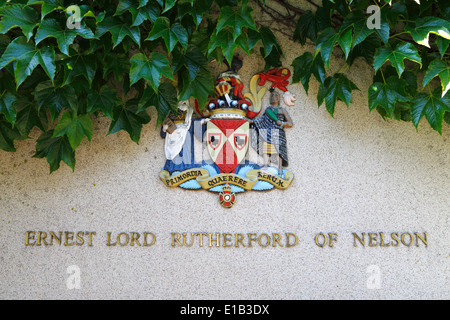 LORD RUTHERFORD , New Zealand physicist (centre) in May 1932 with at ...