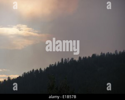 The Rockin Fire, located in the Bitterroot National Forest, Montana ...
